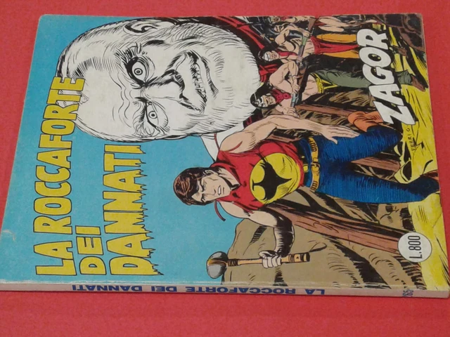 ZAGOR- ZENITH GIGANTE- ORIGINALE- N° 265 c- la roccaforte dei dannati ...
