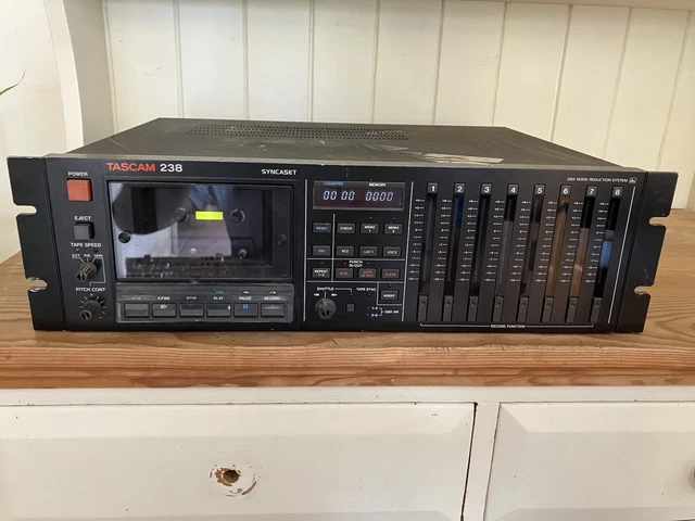 TASCAM 238 SYNCASET 8-Track Hard Disk Cassette Deck, Vintage Studio ...