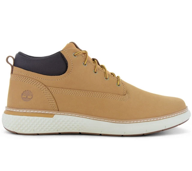 TIMBERLAND CROSS MARK Mid Chukka Boot - Men Winter Shoe Boot Wheat ...
