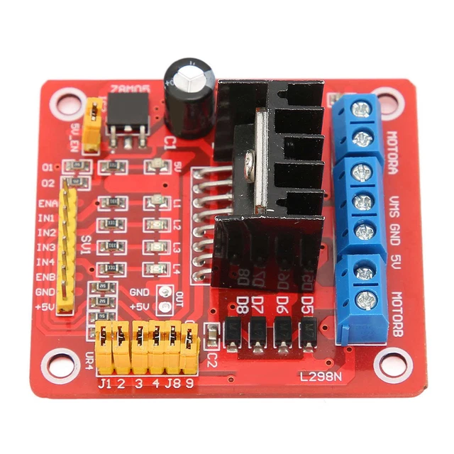 L298N STEPPER MOTOR Driver Module Dual H Bridge DC Stepper Motor Driver ...