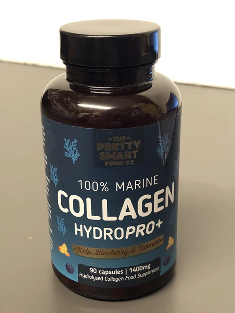 THE PRETTY SMART Food Co 100% MARINE COLLAGEN HYDROPRO+ 90 Capsules ...