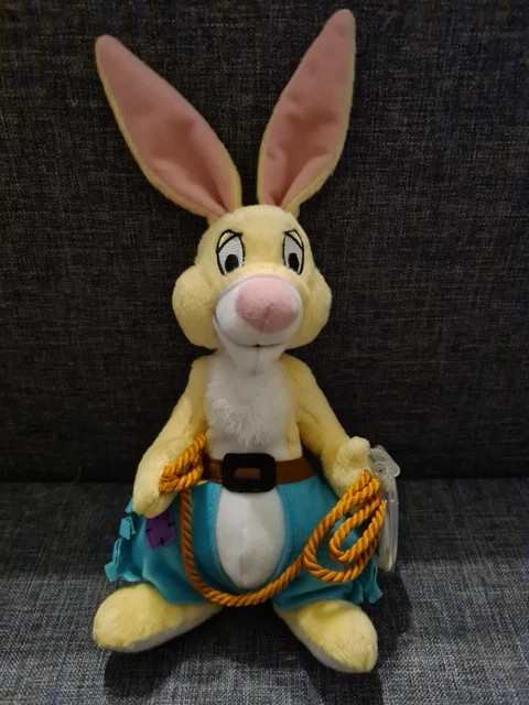 DISNEY WINNIE THE Pooh Star Bean Vintage Mattel Yippee Yay Rabbit Plush ...