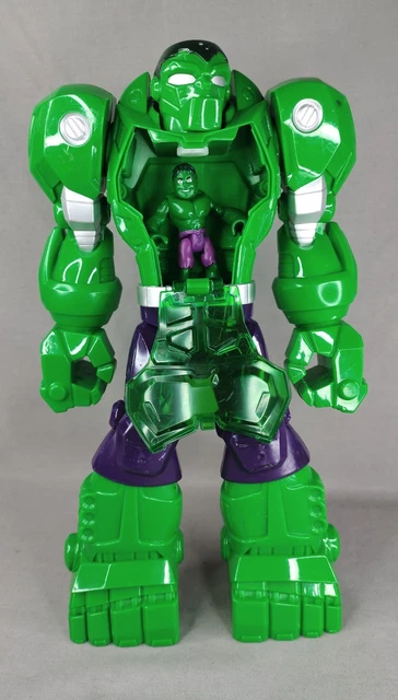 PLAYSKOOL MARVEL ADVENTURES Mech Armor INCREDIBLE HULK action figure ...