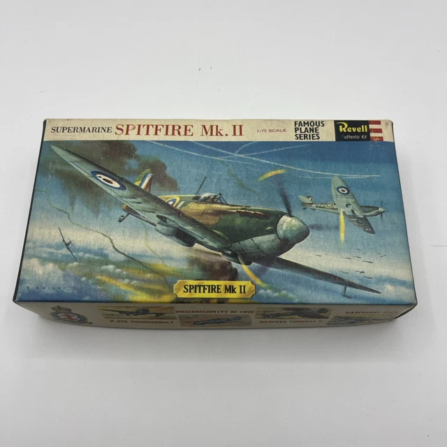REVELL SUPERMARINE SPITFIRE Mk.II Famous Plane Series 1/72 Scale Model Kit £11.12 - PicClick UK