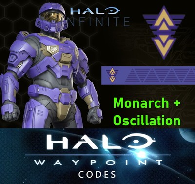 HALO INFINITE MONARCH Armor Coating and Oscillation Armor and Player ...