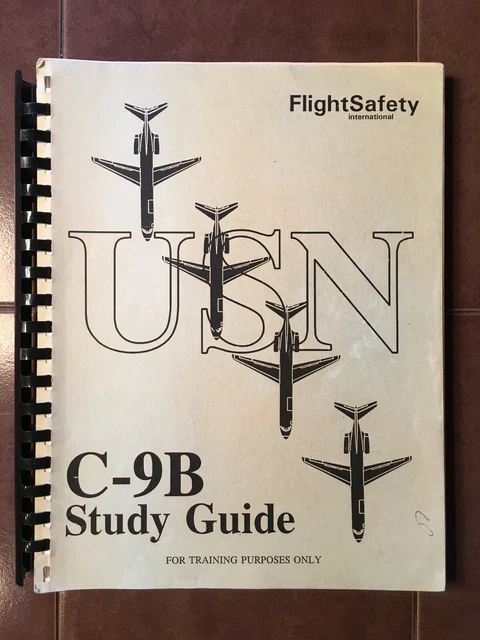 FLIGHTSAFETY MCDONNELL DOUGLAS C-9B Study Guide aka DC-9 EUR 135,00 - PicClick DE