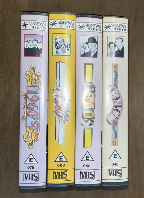 VHS TAPES - THE 1930's, 1940's, 1950's, 1960's - MUSIC MEMORIES AND ...