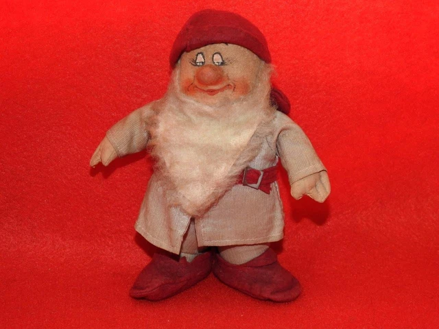 CHAD VALLEY 1938 Rare Walt Disney's Snow White & The 7 Dwarfs 6" Sleepy ...