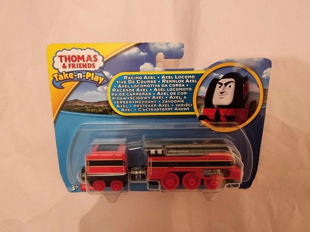 Thomas The Tank Engine And Friends Take Along N Play Racing Axel Train