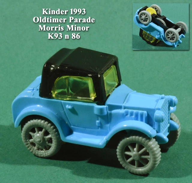 KINDER 1993, OLDTIMER Parade, Morris Minor K93 n 86, roues grises EUR 3 ...