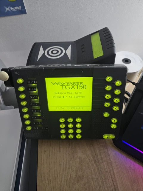 WAYFARER TGX150 BUS Ticket Machine SYSTEM £105.00 - PicClick UK