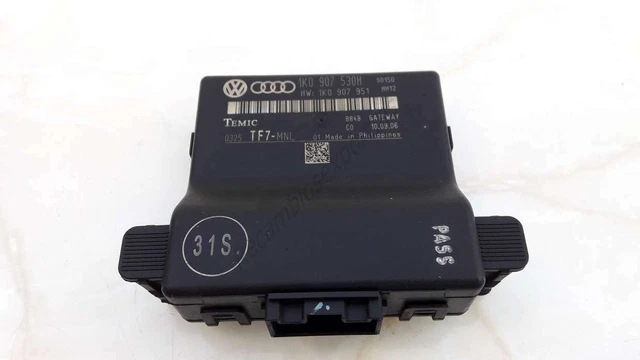 VOLKSWAGEN GATEWAY CONTROL unit 1K0907530H 1K0907951 TEMIC 0325TF7MNL ...
