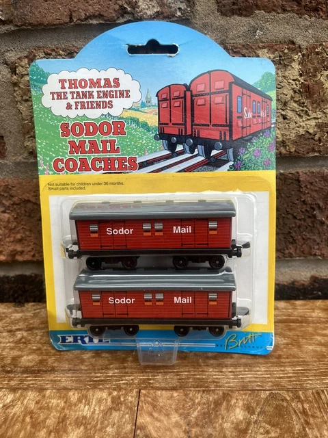 ERTL THOMAS THE Tank Engine & Friends Train - SODOR MAIL COACHES - 1995 ...