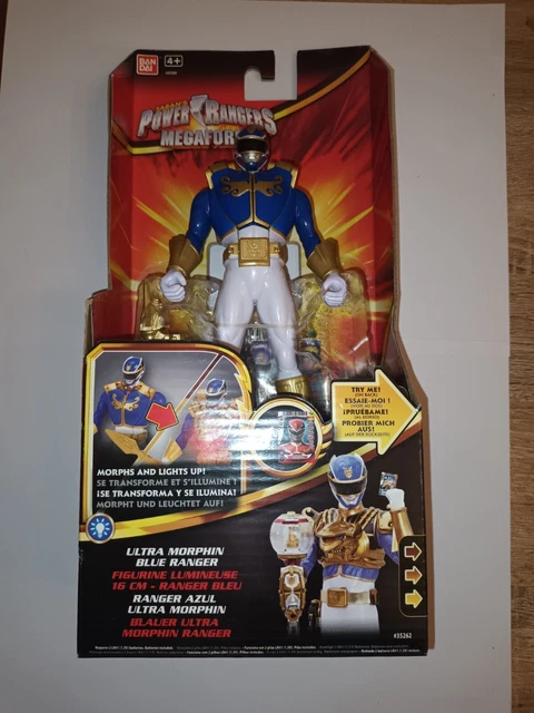 FIGURINE NEUVE POWER Rangers Mega Force Ultra Morphin Blue Ranger ...