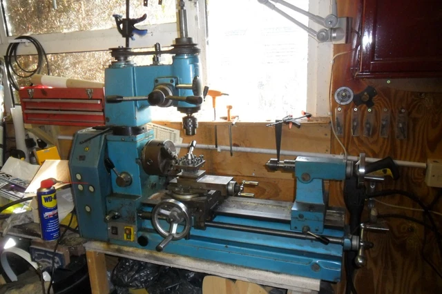 GARAGE CLARKE CL430 Metal Lathe 230 v 550 W single fase plus tools 1 800.00 PicClick UK