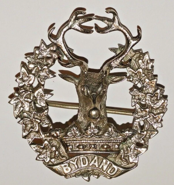 BRITISH MILITARY CAP BADGES, The Gordon Highlanders Officers Silver ...