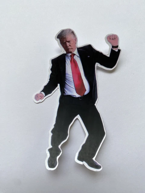 DONALD TRUMP DECAL DANCING Sticker Trump Inspired Viral Trump Dance ...