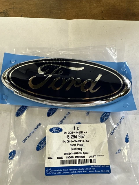 FORD TRANSIT CUSTOM Front Badge Genuine Ford Brand New. 5294957 £19.00 ...