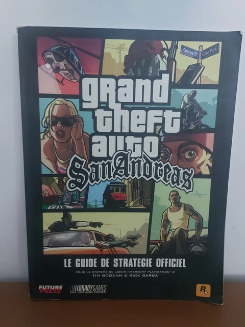 GUIDE GTA SAN ANDREAS Grand Theft Auto avec poster Officiel Rockstar EUR 15,00 - PicClick FR