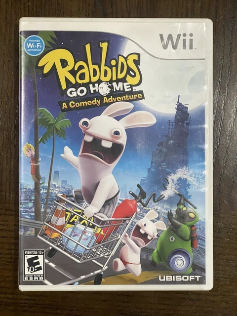 RABBIDS GO HOME (Nintendo Wii) A Comedy Adventure Ubisoft Not Working £ ...