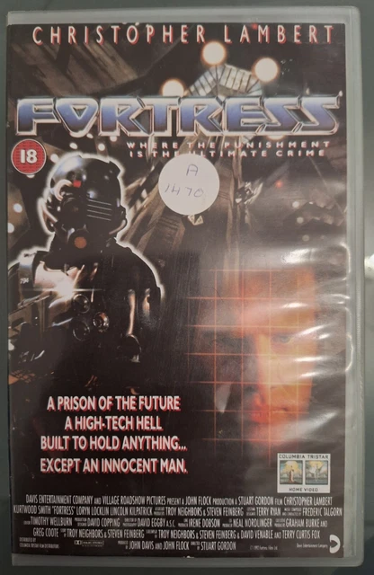 FORTRESS VHS RCA Columbia Pictures Big Box Ex Rental Pre/Post Cert £7. ...
