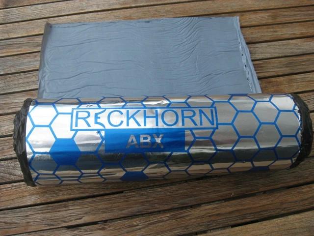 RECKHORN ABX ALUBUTYL Dämmplatte selbstklebend Antidröhn 1 m x 40 cm, 2 ...