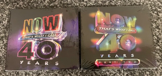 NOW THAT'S WHAT I Call 40 Years - Part One and Two - 10 CD's - ***NEW ...