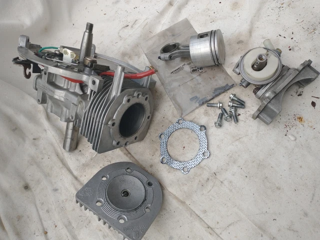 TECUMSEH MV100 VERTICAL shaft two stroke engine Block, Piston, Crank ...