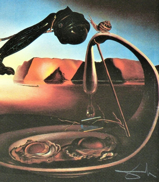 SALVADOR DALI "Le Moment Sublime" limitierte, signierte Lithographie ...