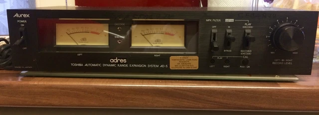 AUREX / TOSHIBA Automatic Dynamic Range Expansion System AD 5 Untested ...