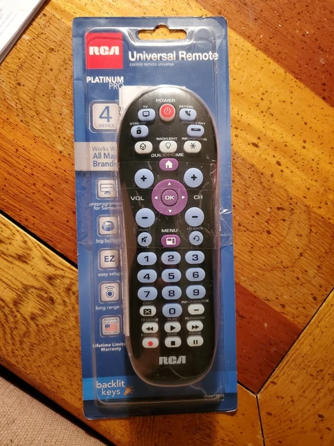 RCA PLATINUM PRO Universal remote control $7.98 - PicClick