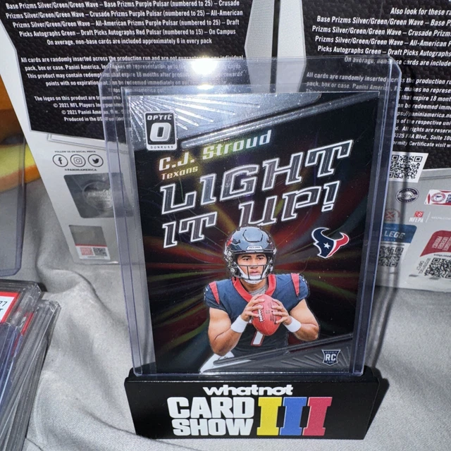2023 PANINI DONRUSS Optic C.J. Stroud Light It Up Insert Rookie RC #LU ...