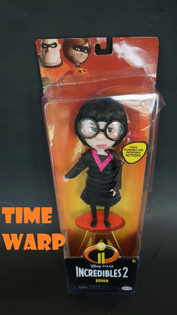 DISNEY PIXAR THE Incredibles 2 Edna Mode Poseable Action Figure Doll ...