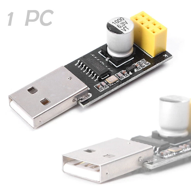 WIFI ADAPTER USB to ESP8266 Serial Module TTL ESP-01 CH340G Developent Board £3.85 - PicClick UK