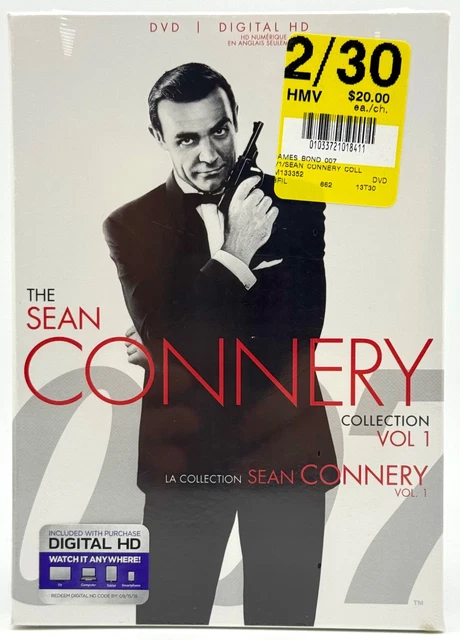 JAMES BOND 007 The Sean Connery Collection Vol. 1 (DVD, 2019) - New $19 ...
