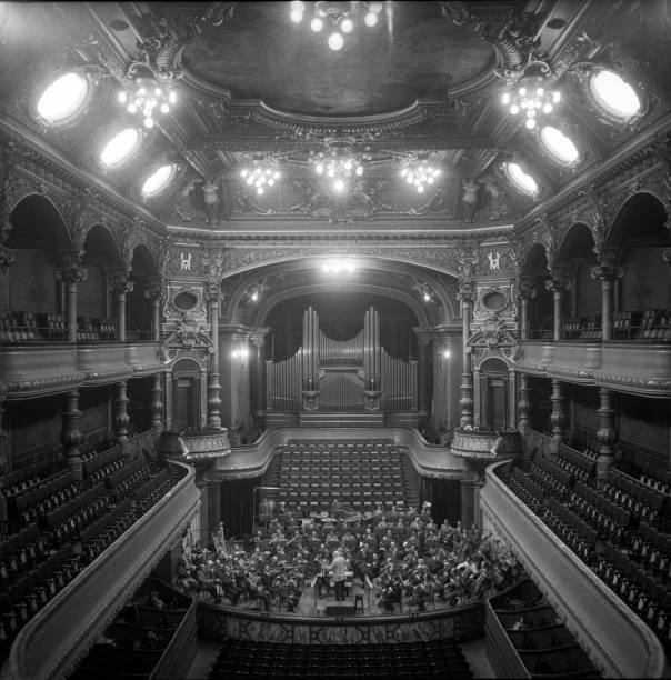VICTORIA HALL CONCERT hall Geneva 1959 Old Historic Photo $9.00 ...