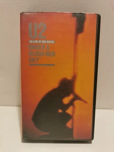 U2 LIVE AT Red Rocks VHS VIDEO Under A Blood Red Sky Bono The Edge £7. ...