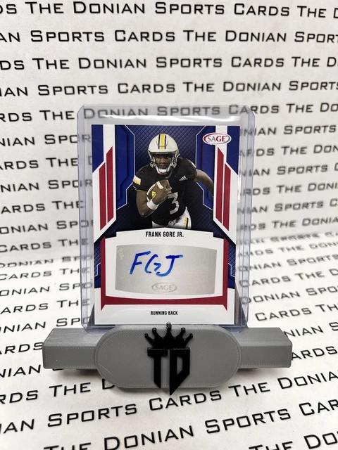 2024 SAGE LOW Series Auto Red Frank Gore Jr #A-FGJ Auto EUR 16,63 ...