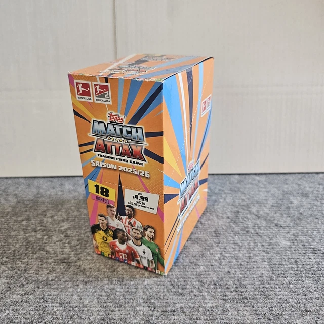 TOPPS 2025-26 BUNDESLIGA Match Attax Display - Power Pack ...