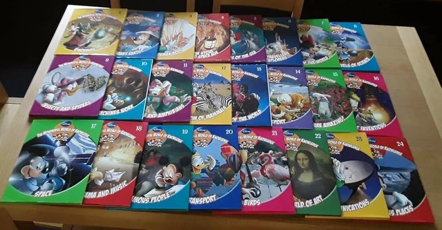24 DISNEY THE Wonderful World Of Knowledge Book Set (Collection Only) £ ...