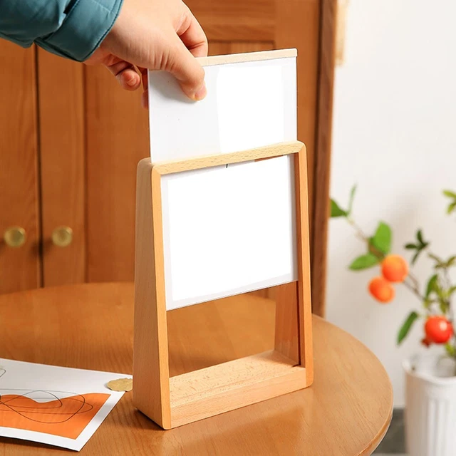CADRE PHOTO TRAPÉZOÏDAL moderne en bois massif ajoute une touche de ...