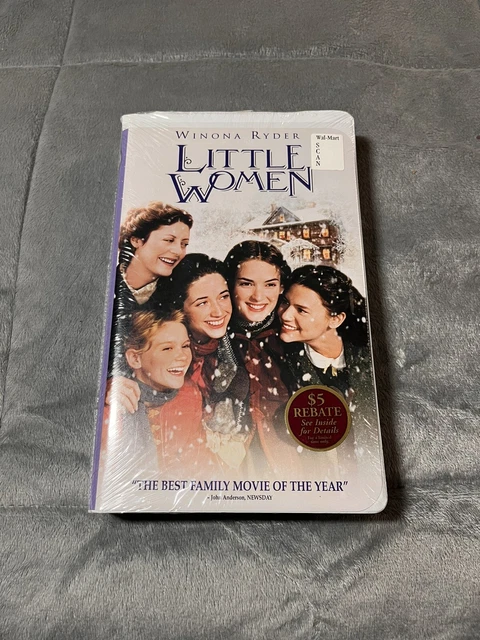 LITTLE WOMEN (CLAMSHELL VHS) Winona Ryder, BRAND NEW & FACTORY SEALED ...