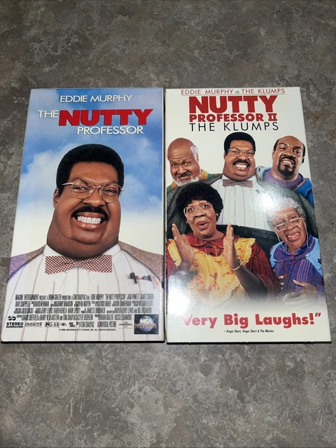 THE NUTTY PROFESSOR 1 & 2 VHS Eddie Murphy ***TESTED*** £5.11 - PicClick UK
