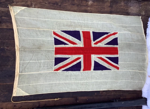 RARE ORIGINAL WW2 1939 dated royal navy pilot union jack flag Dunkirk £ ...
