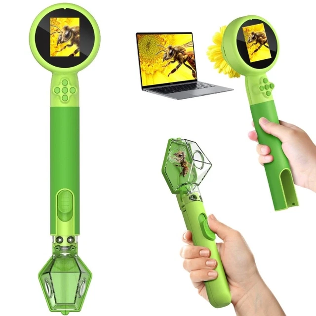 MICROSCOPE SPIDERS TRAP Adjustable Long Handle For Safe Release For ...