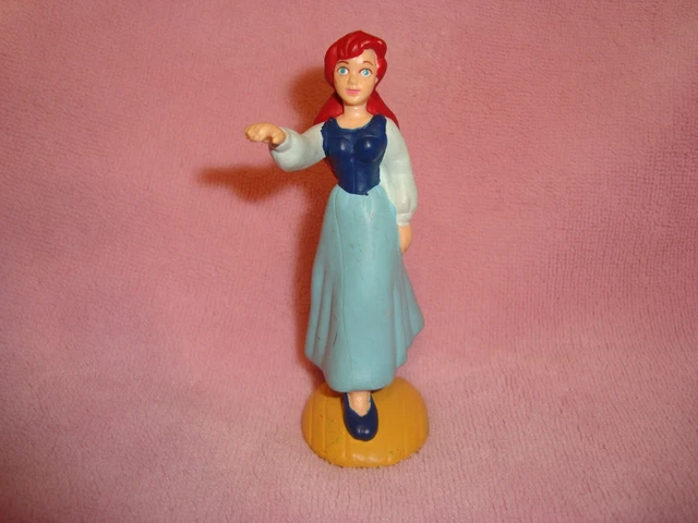 DISNEY LITTLE MERMAID Ariel in human form 3.5" Applause Plastic Figure ...