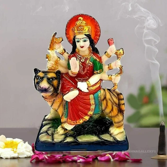 MATA RANI MARBLE Look Goddess Maa Durga Devi Idol Statue US $39.16 ...