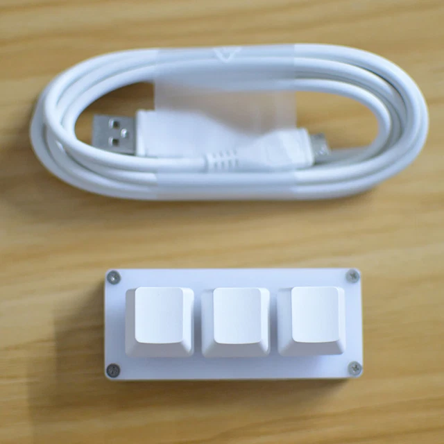 MINI 3-KEY KEYPAD Gaming Keyboard Programming Macro Keypad With ...