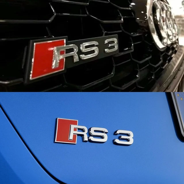 KIT PACK LOGOS Audi Rs3 A3 S3 8P 8P1 Original Constructeur Avant Et ...