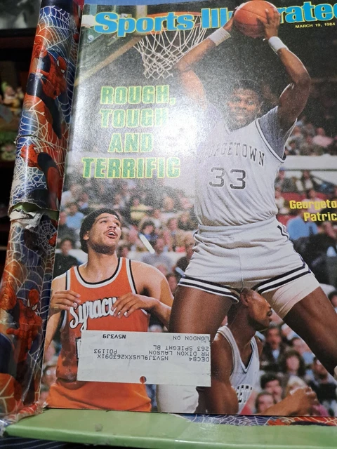 SPORTS ILLUSTRATED MARCH 19 1984. Young Patrick Ewing !!! $9.00 ...